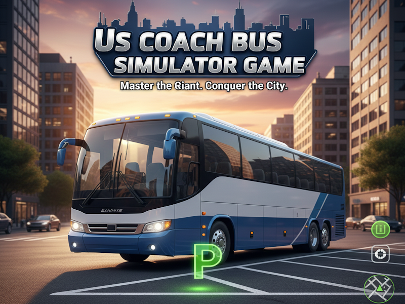 US Coach Bus Simulator Game 🕹️ Play online on SGameS