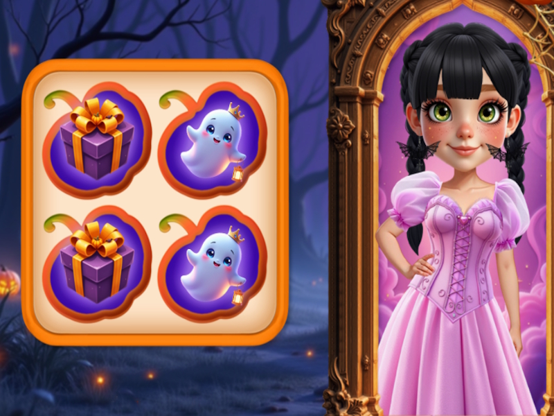 Boo-tiful Princess Match 🕹️ Play online on SGameS
