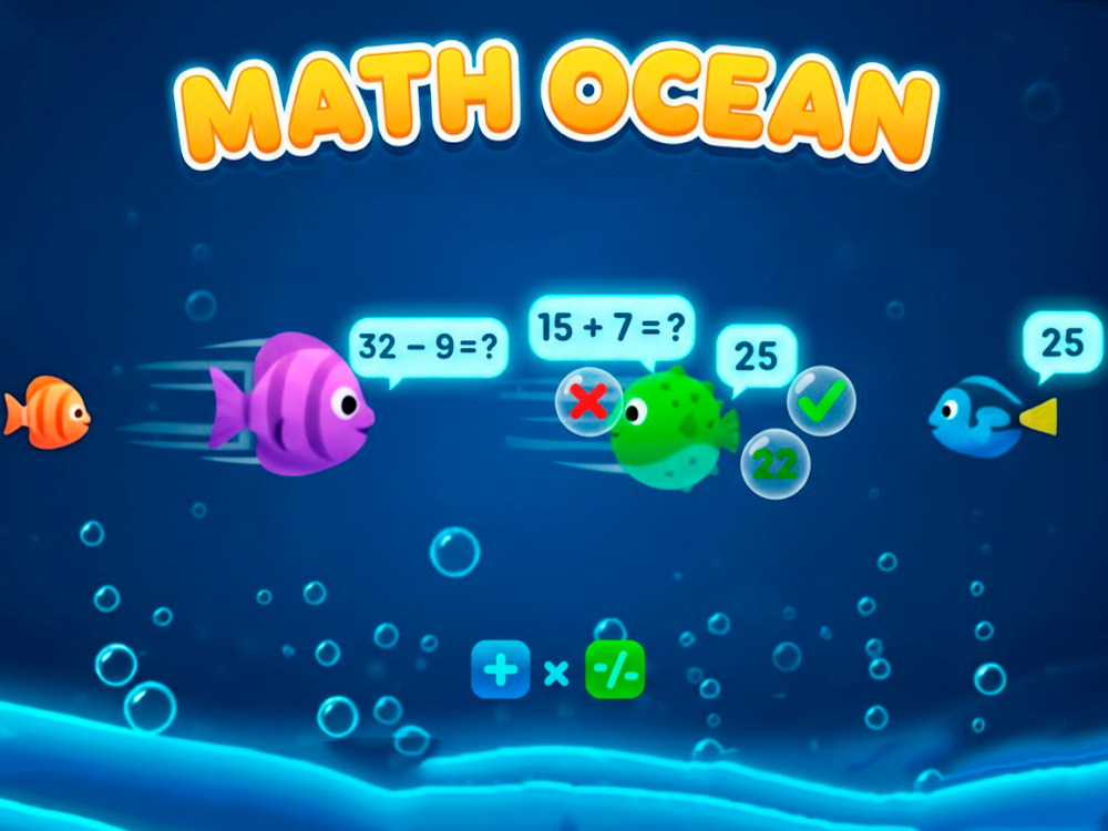 Math Ocean 🕹️ Play online on SGameS