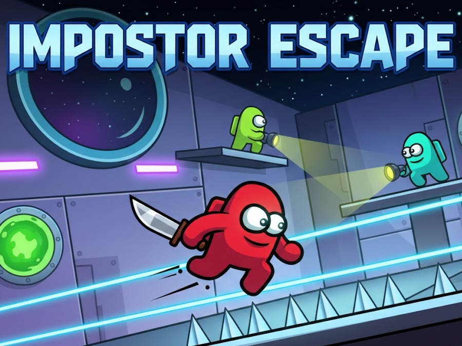 Impostor among us: Escape from prison 🕹️ Play online on SGameS