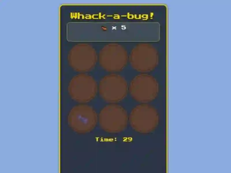 Whack A Bug Challenge 🕹️ Play online on SGameS