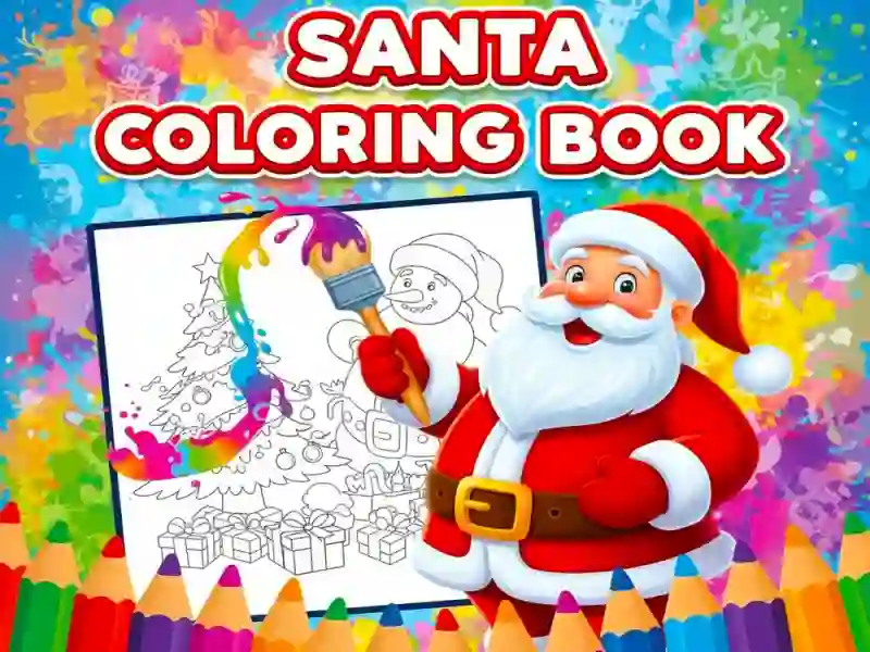 Santa Coloring Book 🕹️ Play online on SGameS