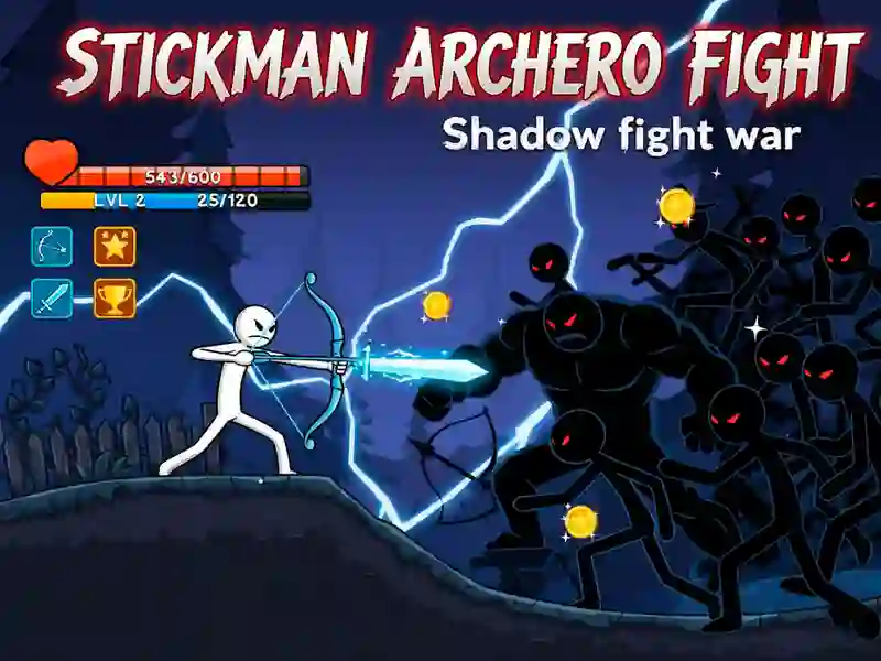 Stickman Archero Fight: Shadow fight war 🕹️ Play game online on Sgames