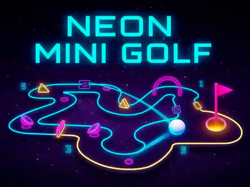Neon Mini Golf 🕹️ Play game online on Sgames
