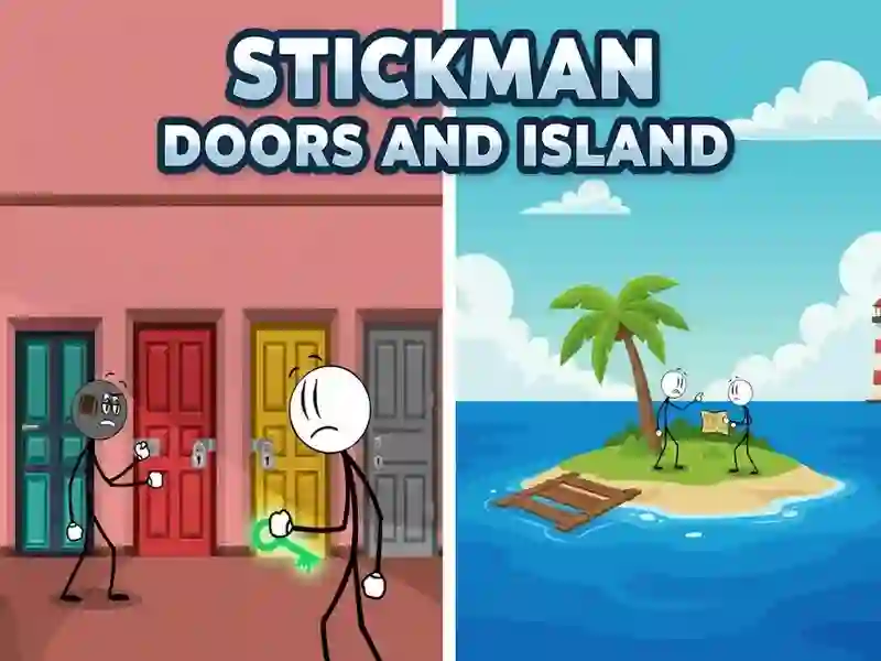 Stickman Doors and Island 🕹️ Play online on SGameS