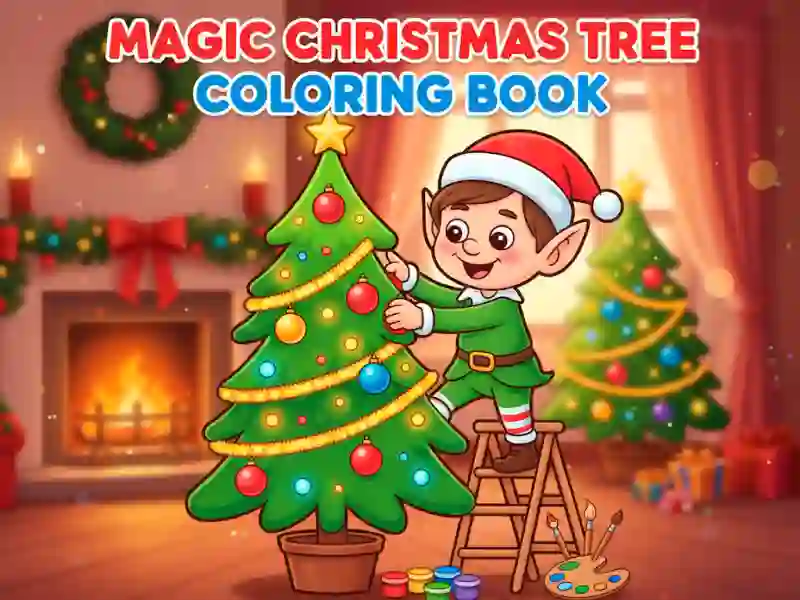 Magic Christmas Tree Coloring Book 🕹️ Play online on SGameS