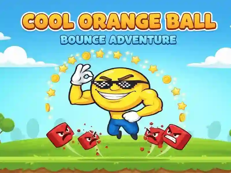 Cool Orange Ball: Bounce Adventure 🕹️ Play game online on Sgames
