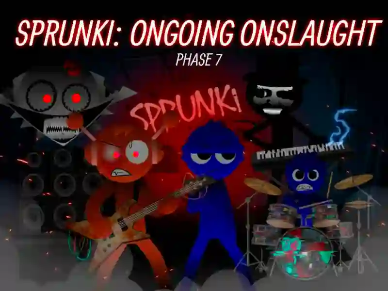 Sprunki Phase 7: Ongoing Onslaught 🕹️ Play online on SGameS