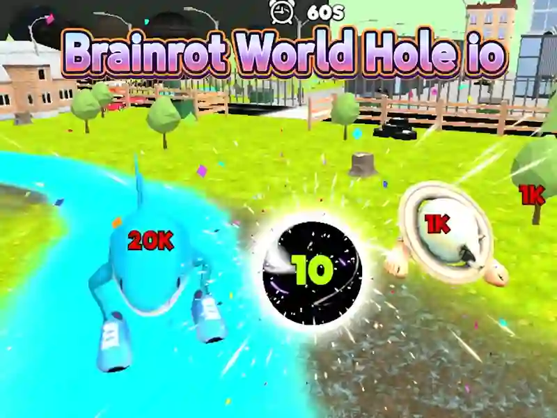 Brainrot World Hole io 🕹️ Play online on SGameS