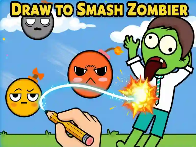 Draw To Smash Zombie 🕹️ Play online on SGameS