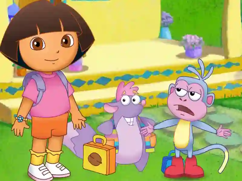 Dora The explorer Dora's First Day at School — Play Free Online on SGameS