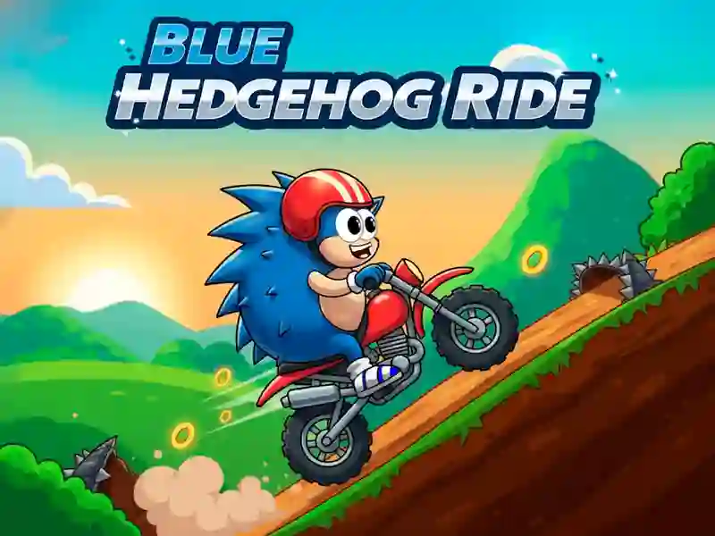 Blue Hedgehog Ride 🕹️ Play online on SGameS