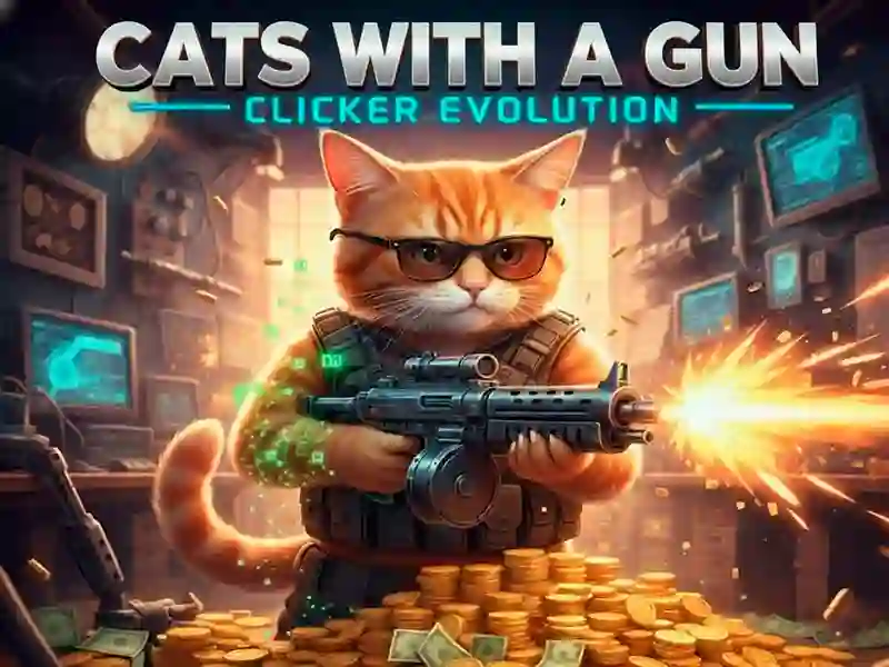 Cats with a Gun Clicker Evolution 🕹️ Play game online on Sgames