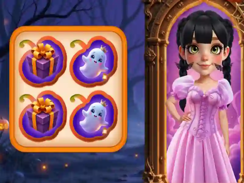Boo-tiful Princess Match 🕹️ Play game online on Sgames